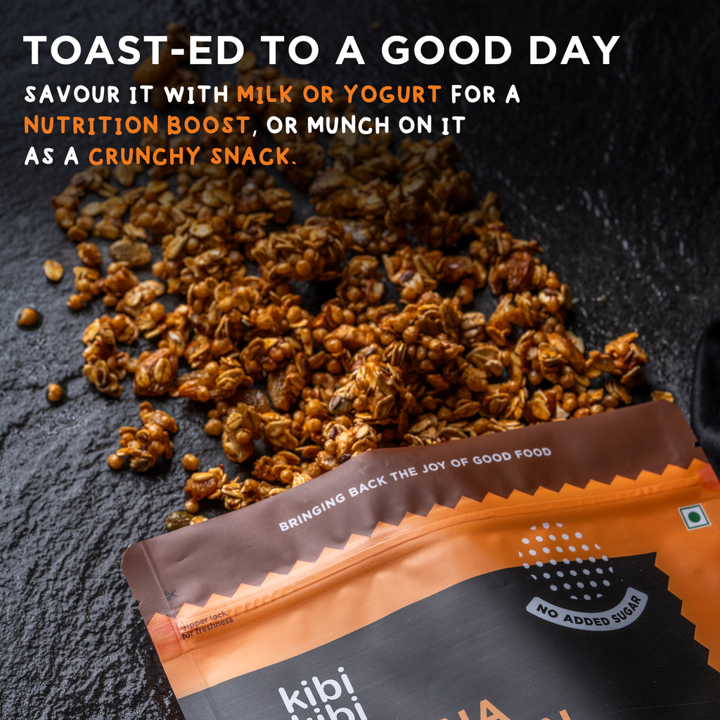 Super Granola - Banana Cinnamon 315g pack (7 Servings) – Kibi Kibi